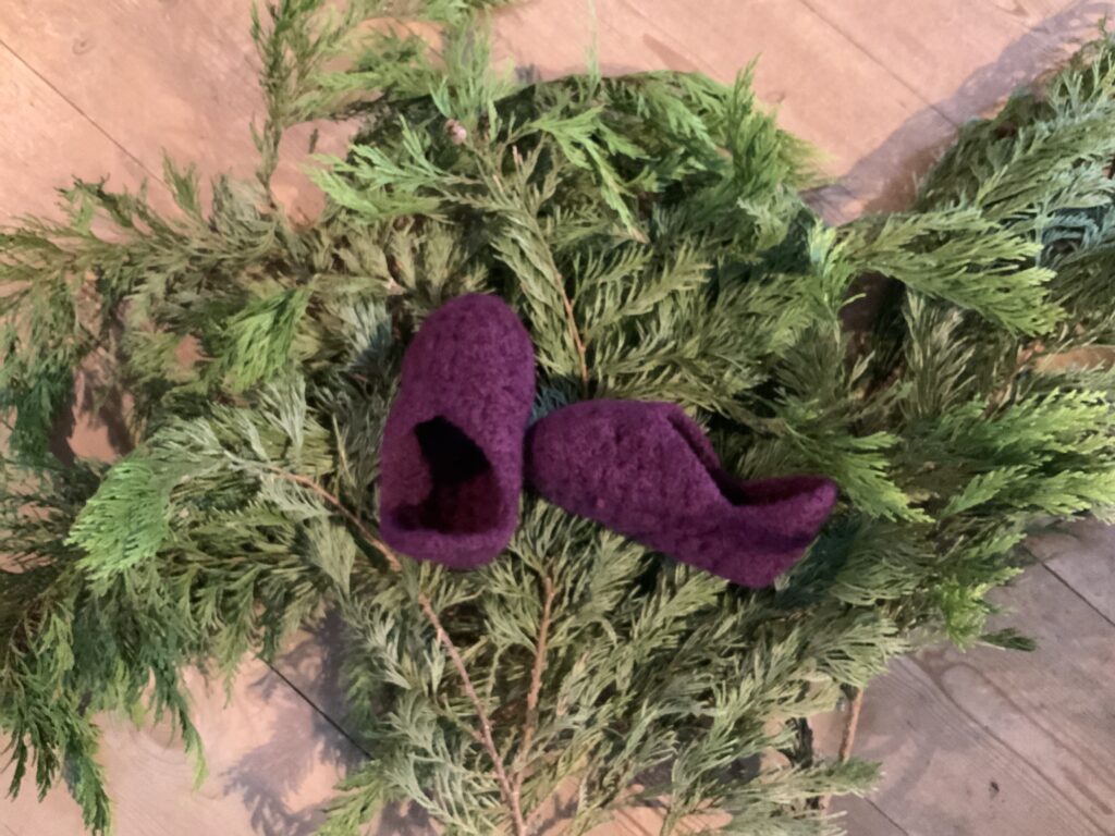 Hæklet sutsko 14 december Jul 2019 Kreativ Julekalender